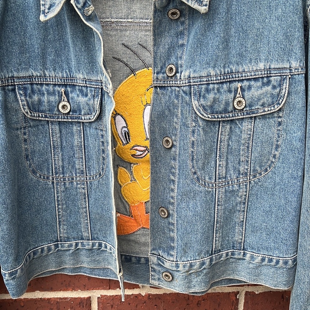 Vintage Tweety Denim Jacket - Gem